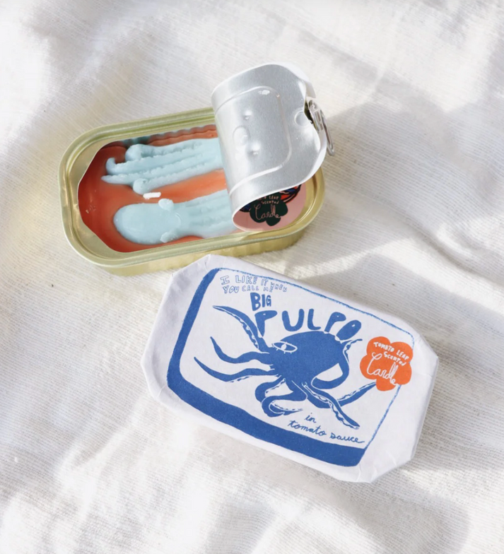 Tinned Fish Candle in Tomato – Serafina