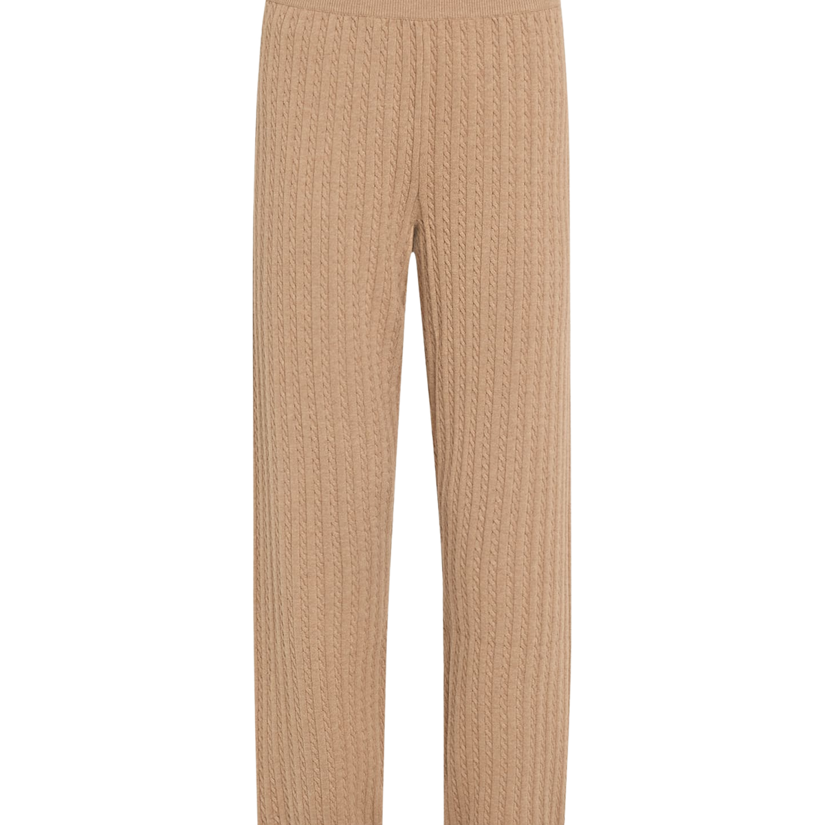 Georgia Cable Joggers in Light Camel – Serafina